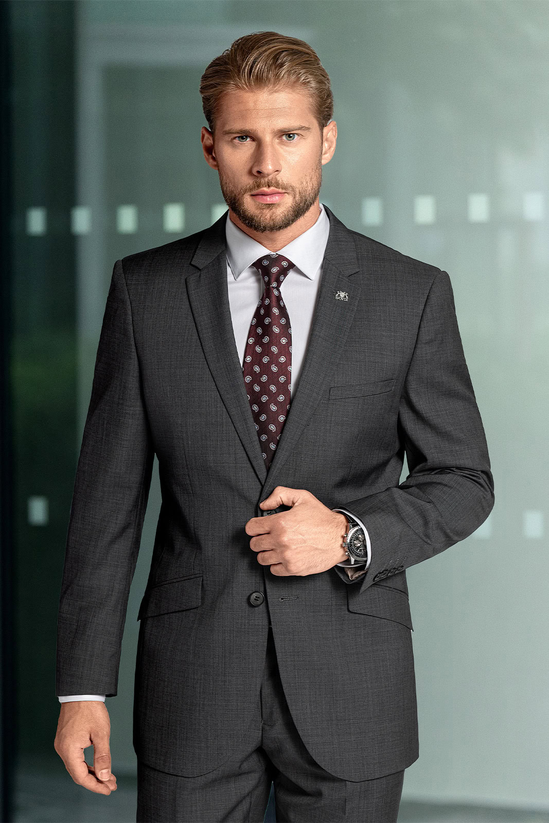 Pánsky oblek BANDI Christello Antracit - BANDI