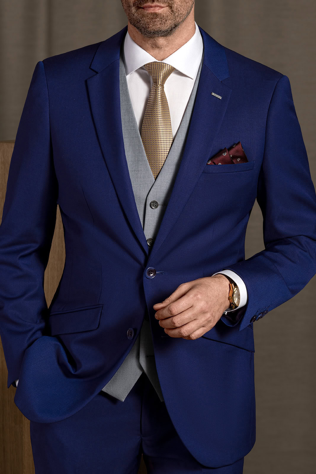 Pánsky oblek BANDI Cavalori Indaco